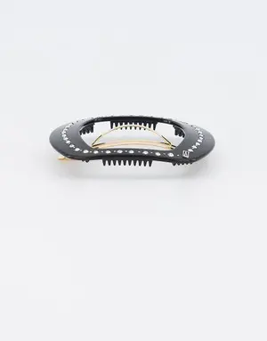Alexandre De Paris Palais Royal Strass Acetate Barrette