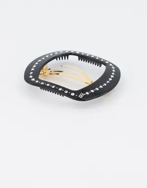 Alexandre De Paris Palais Royal Strass Acetate Barrette