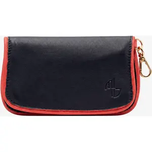 MINE BILGI Luni Leather Eyewear Case Bag Charm Black