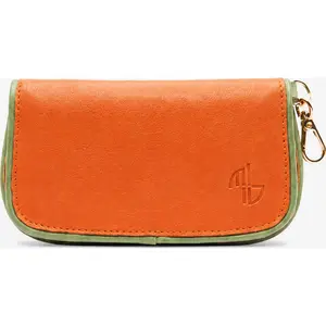 MINE BILGI Luni Leather Eyewear Case Bag Charm Orange