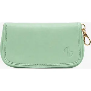MINE BILGI Luni Leather Eyewear Case Bag Charm Turquoise