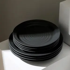 STONE + LAIN Orbit Stoneware 12-piece Dinnerware Set With Cereal Bowls
