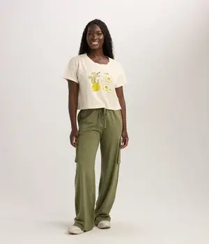 KNOWN SUPPLY Pear Graphic Organic Cotton T-shirt