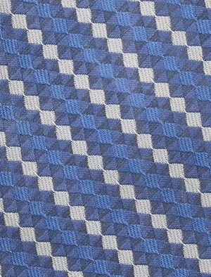 SYNRGY BY DXL Big & Tall Optical Geometric Tie - Silver
