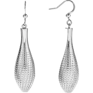 LAMINAR JEWELRY Laminar Jewelry Flow Small Drop Earrings Silver