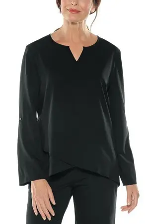 Coolibar Santa Barbara Tunic Top - Black