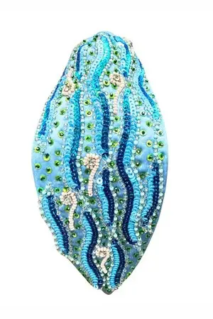 HAIR DRAMA CO. Ocean Breeze Sequin Knotted Headband