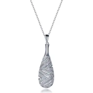 KELLERY Ethereal Raindrop Pendant Necklace