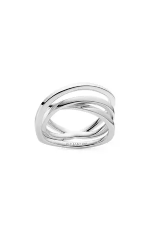 SIF JAKOBS JEWELLERY Spirale Pianura Ring In With 18k Gold Plating - Sterling Silver