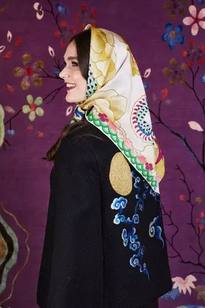 SKYLENCE Wendy Morrison X Talisman Dragon Silk Scarf