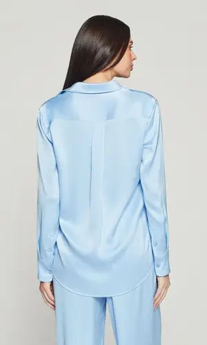 Generation Love Lanier Hammered Satin Shirt