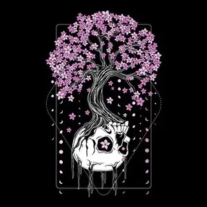 LOST GODS Skull Tree Growth Graphic T-shirt