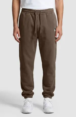 DALIX Astronaut Midweight Fleece Regular Fit Track Pants - Walnut