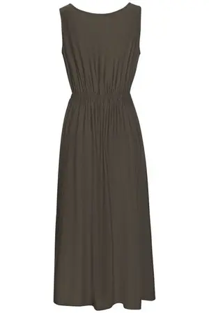 LASCANA Button Detail Front Slit Dress