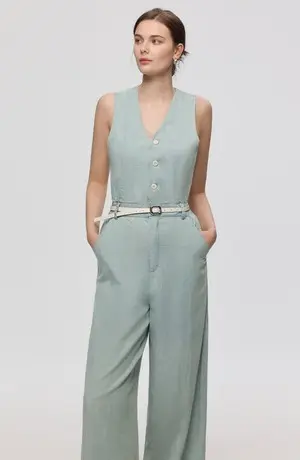 JUANA Nahla Chambray Jumpsuit
