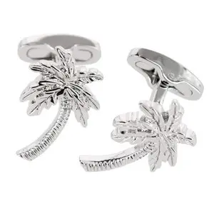Trafalgar The Palm Court Palm Tree Cufflinks - Silver
