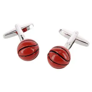 Trafalgar The Athletic Club Basketball Cufflinks - Orange