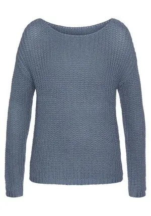 LASCANA Crochet Knit Sweater