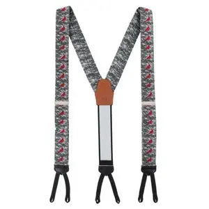 Trafalgar Snowy Virginia Nightingale Silk Formal End Suspenders