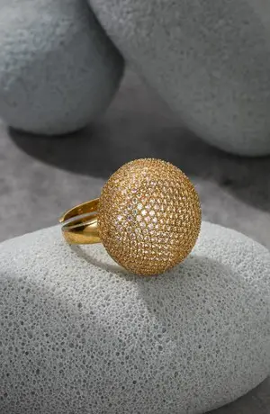 KELLERY Nova Sphere Pave Ring