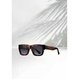 LASCANA Tortoiseshell Square Frame Sunglasses