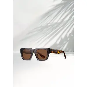 LASCANA Square Tortoiseshell Sunglasses - Toffee Patterned