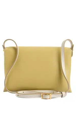 WANDLER Ida Trio Colorblock Leather Clutch - Island Python Mix