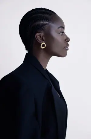 KELLERY Round Flow Sculptural Earrings