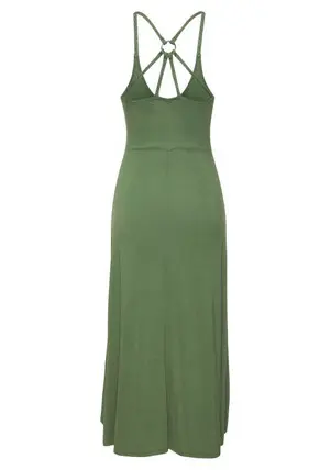 LASCANA Strap Detail High Low Dress