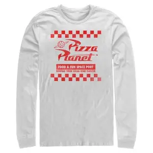 TOY STORY Pizza Planet Uniform Long Sleeve Shirt - White