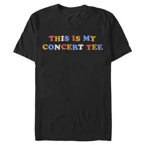 LOST GODS Colorful Concert Tee T Shirt - Black