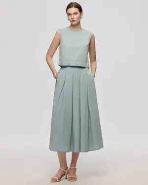 JUANA JUANA Amaia Pleated Maxi Skirt
