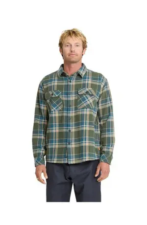 QUIKSILVER WATERMAN Dover Flannel - Thyme