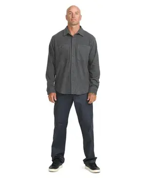 QUIKSILVER WATERMAN Harvest Long Sleeve Shirt - Phantom