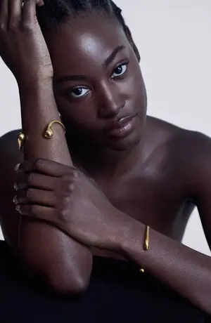 KELLERY Sculptural Open Bangle