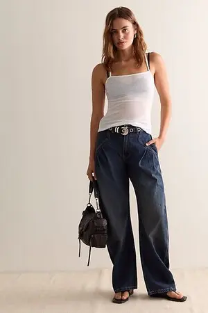 Free People Barely Bare Rib Cami