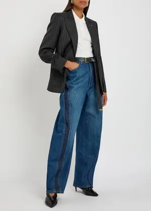 Givenchy Pinstriped Wool Blazer