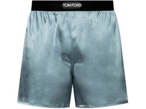 TOM FORD Logo-waist Loose Fit Boxers - Blue