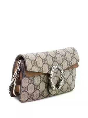 Gucci Dionysus Gg Coated Canvas Super Mini Crossbody Bag