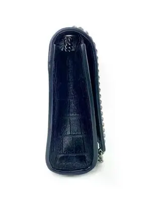 Saint Laurent Crocodile Effect Shoulder Bag