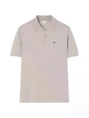 Burberry Metal Knight Cotton Polo Shirt - Grey