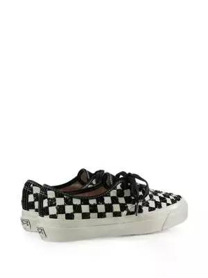 VANS Authentic Sequin-embellished Checkerboard Sneakers