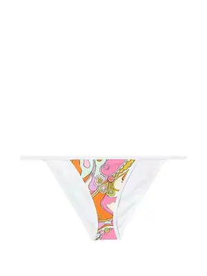 Emilio Pucci Orchidee Abstract-print Bikini Bottoms - Pink