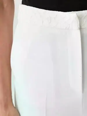 MORGAN Lace-trim Flared Trousers