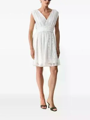 MORGAN Lace-overlay Mini Dress