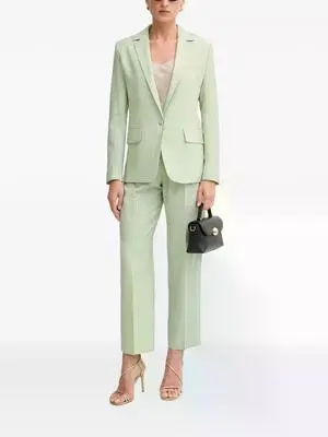 MORGAN Vmedi.f Single-breasted Notched-lapels Blazer - Green