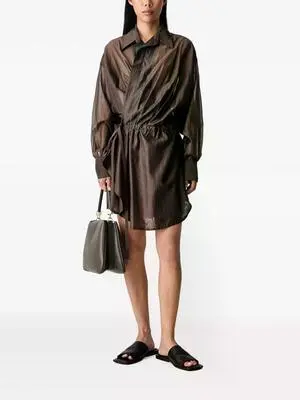 VICOLO Viole Mini Dress - Brown