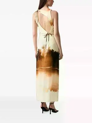 VICOLO Palm-print Knotted Set