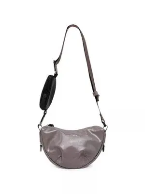 Rains Mini Valera Crinkled-finish Pouch-detail Shoulder Bag - Grey