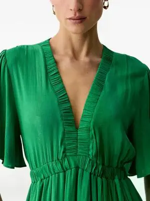 MORGAN Pleated Maxi Dress